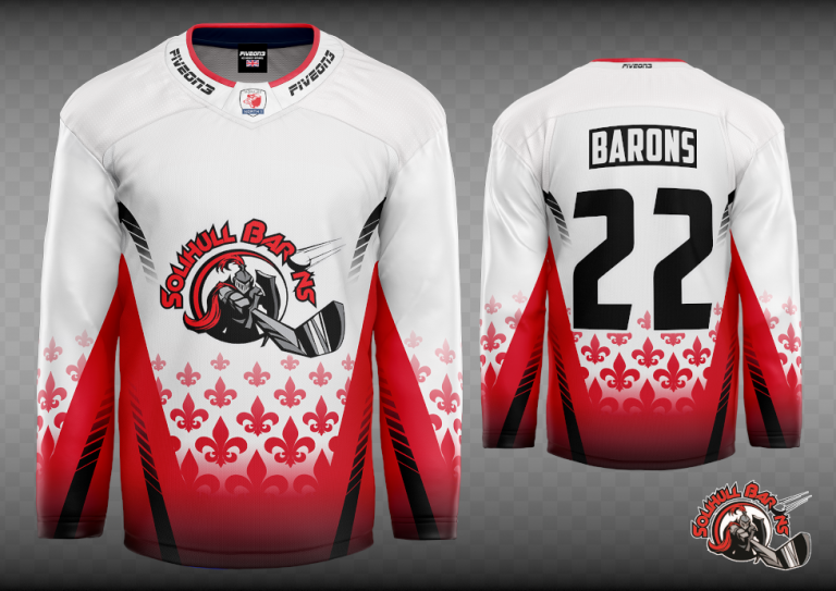 Barons New 2022-23 White Shirt Revealed