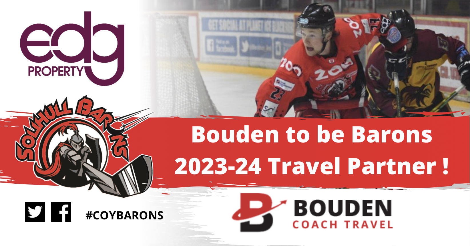 Bouden Coach Travel to be the Barons official travel partner for 2023 ...