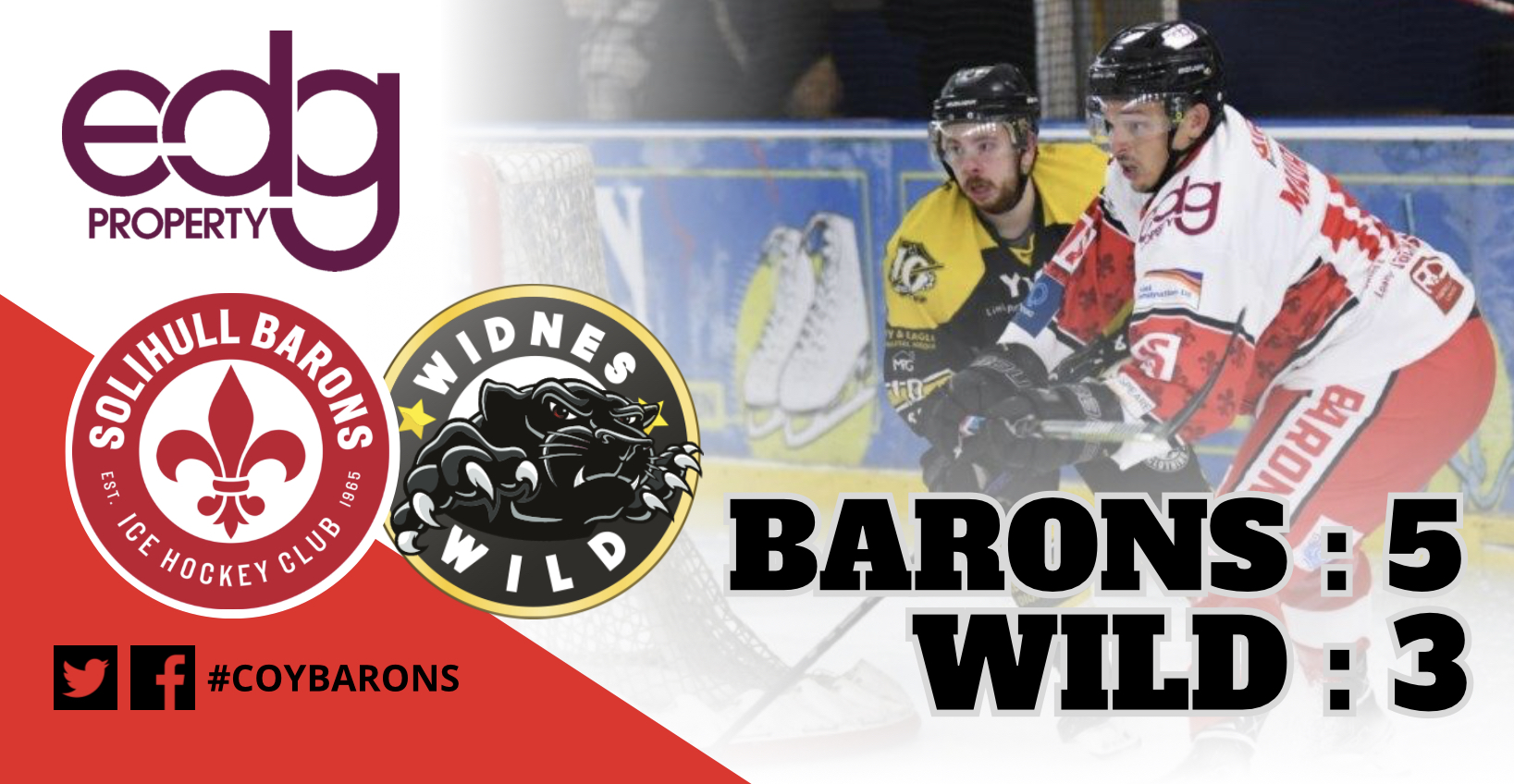 Solihull Barons – Widnes Wild – Solihull Barons Ice Hockey